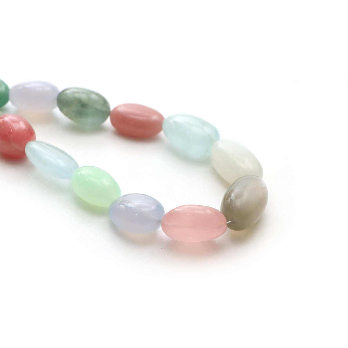 Mix semi smooth tumble beads, 12x14 mm to 12x21 mm, Tumble shape mix s ...