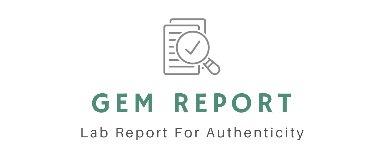 Gem Identification Report / Gemstone Testing Report / Certification ...